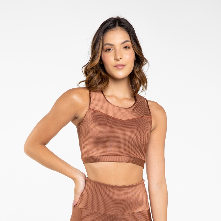 Top Bronze com Brilho Nath - Avvi