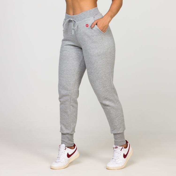 Calça Jogger de Moletom Cinza Avví - Avvi