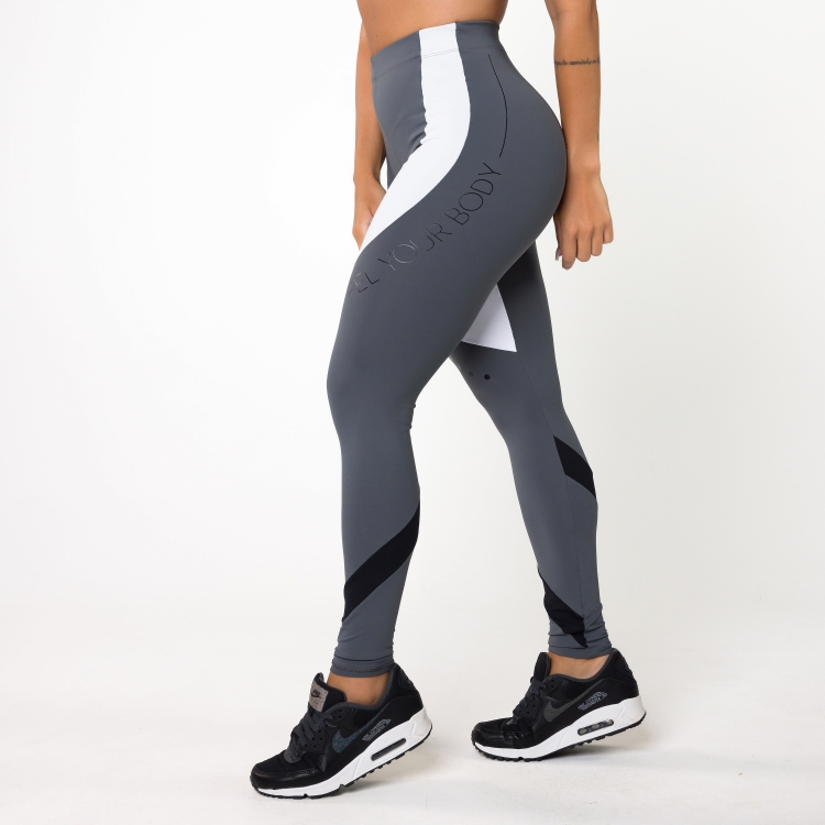 Calça Legging Cinza Feel Your Body - Avvi
