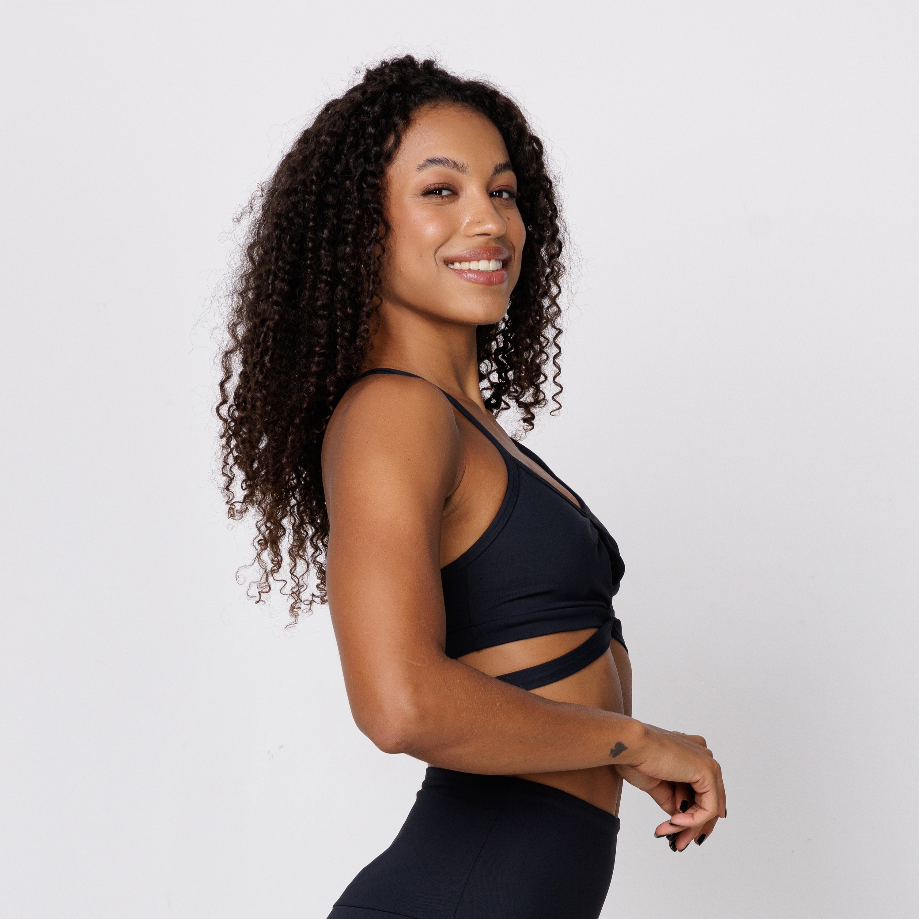 TOP FLOREST PRETO - Avvi