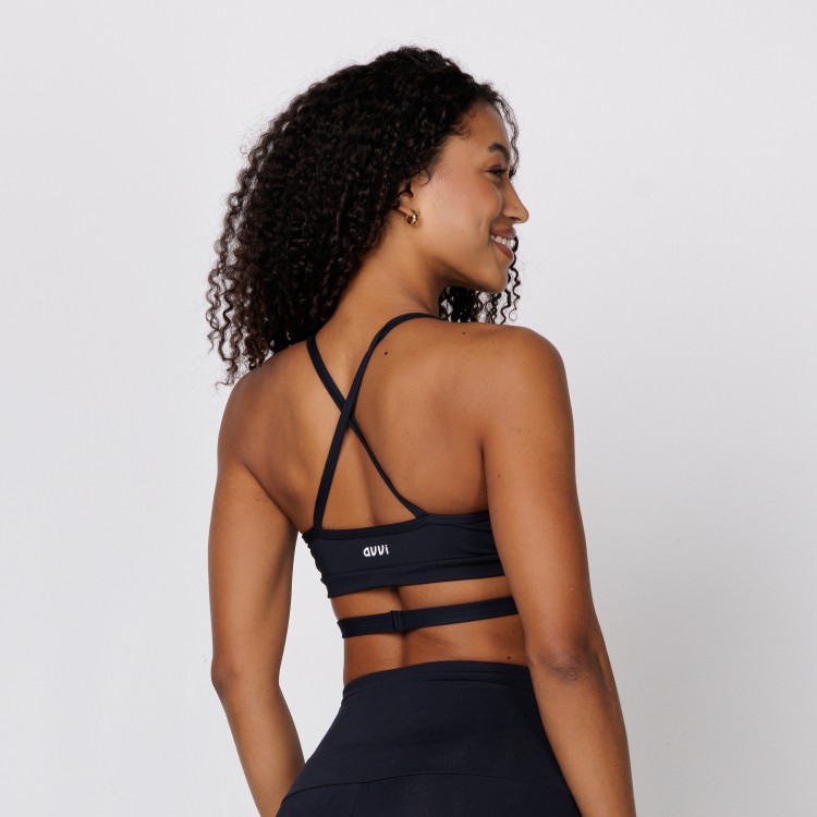 TOP FLOREST PRETO - Avvi