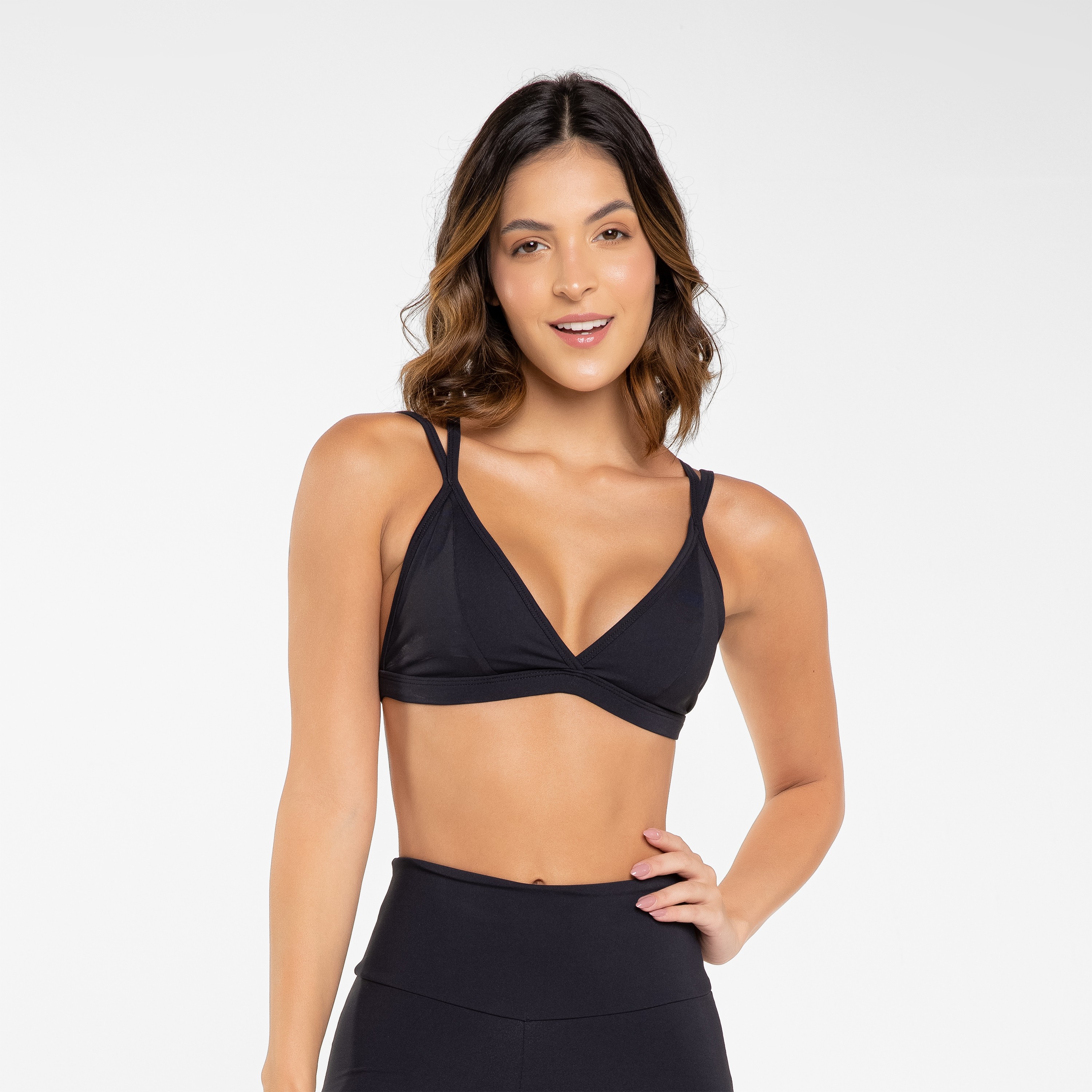Top Full Light Preto - Avvi