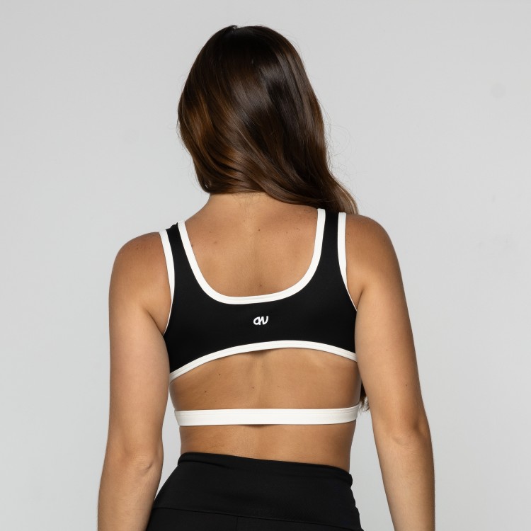 Top Bubblegum Preto - Avvi